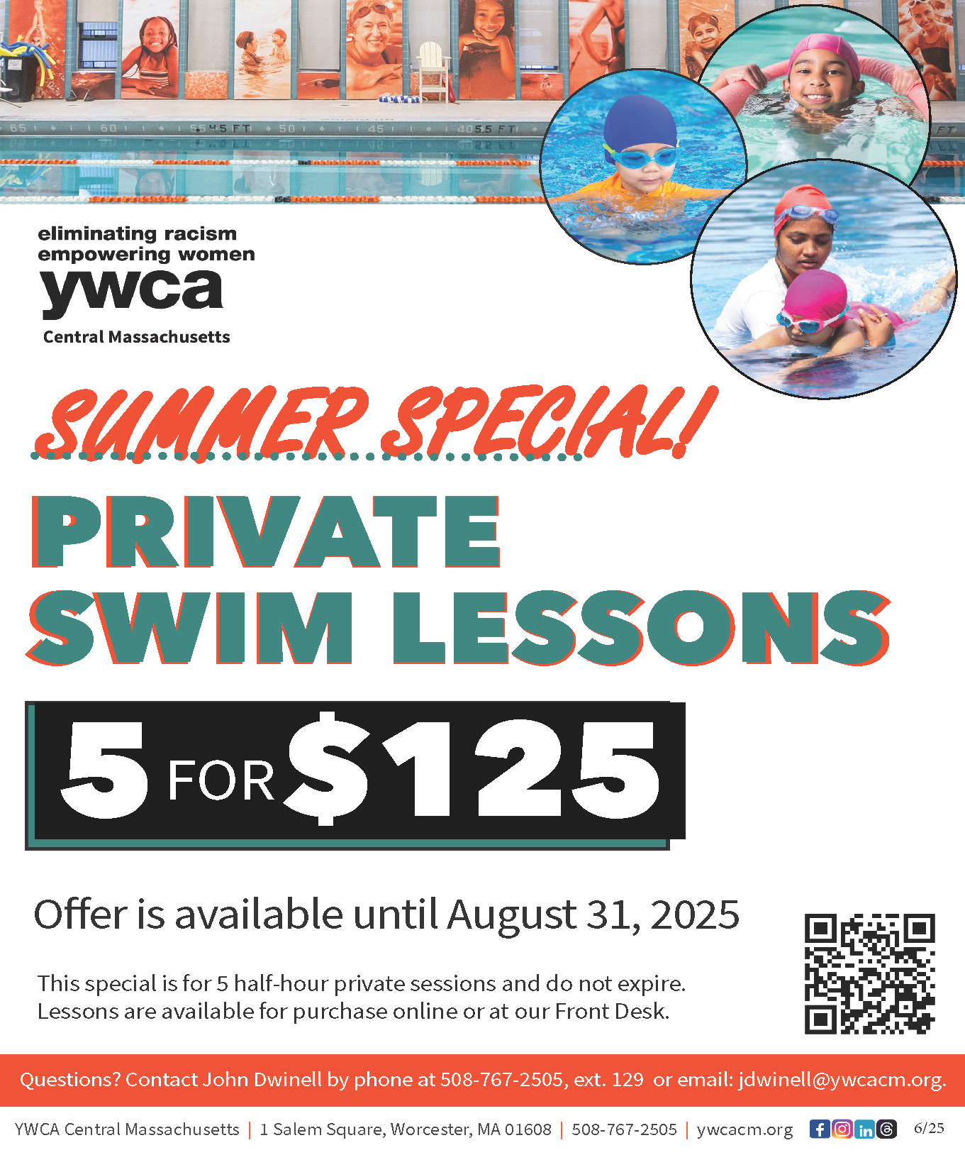 Swim Lessons - YWCA Central Massachusetts